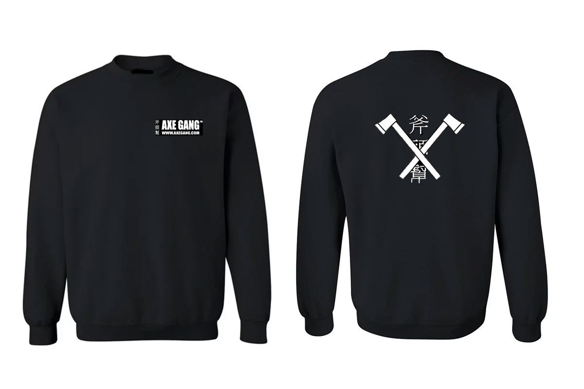 Axe Gang Crew Neck (XXL) - Never Unarmed, Inc.